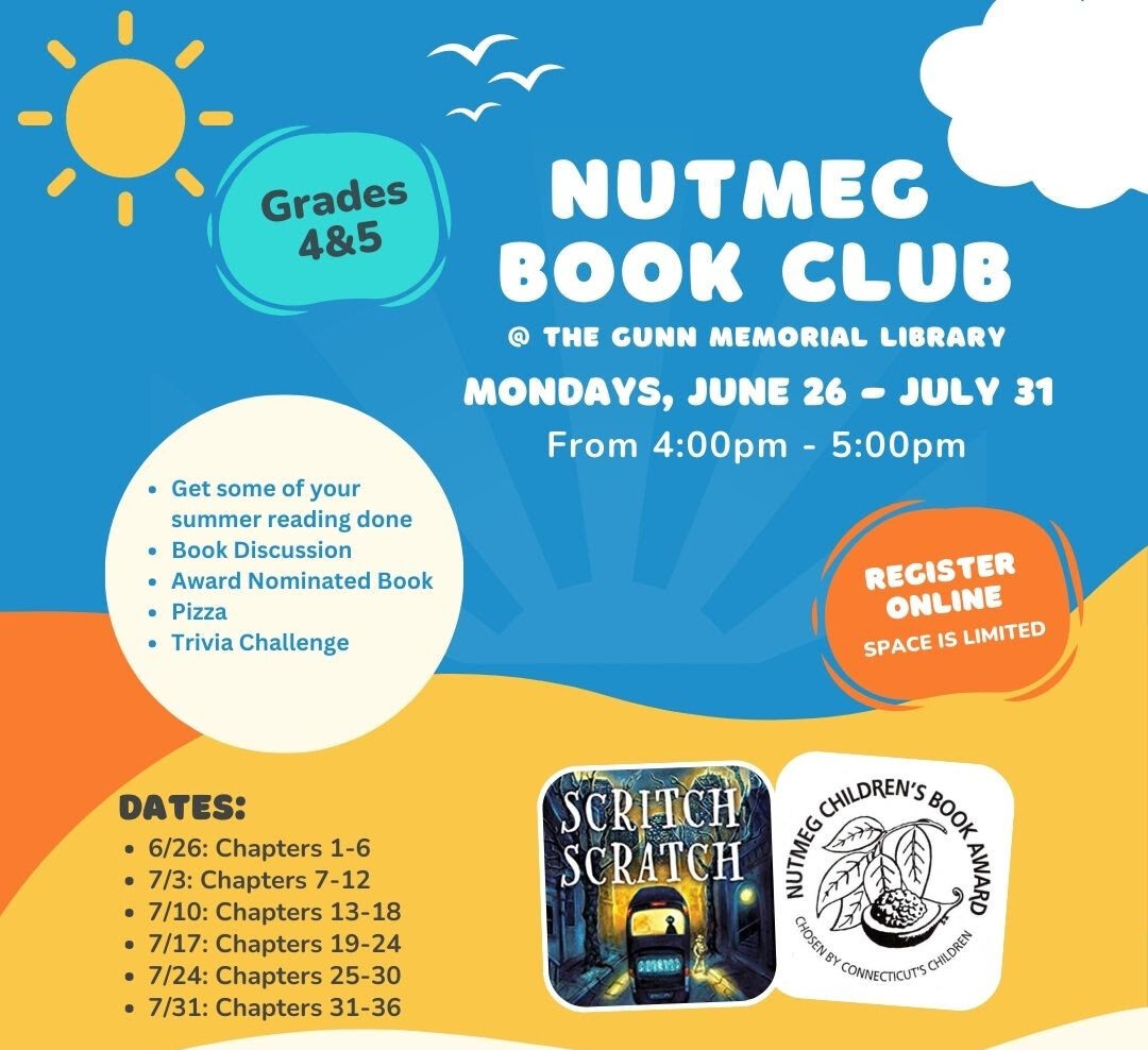 Summer Nutmeg Book Club for 4th & 5th Grades: Pizza and Pages ...