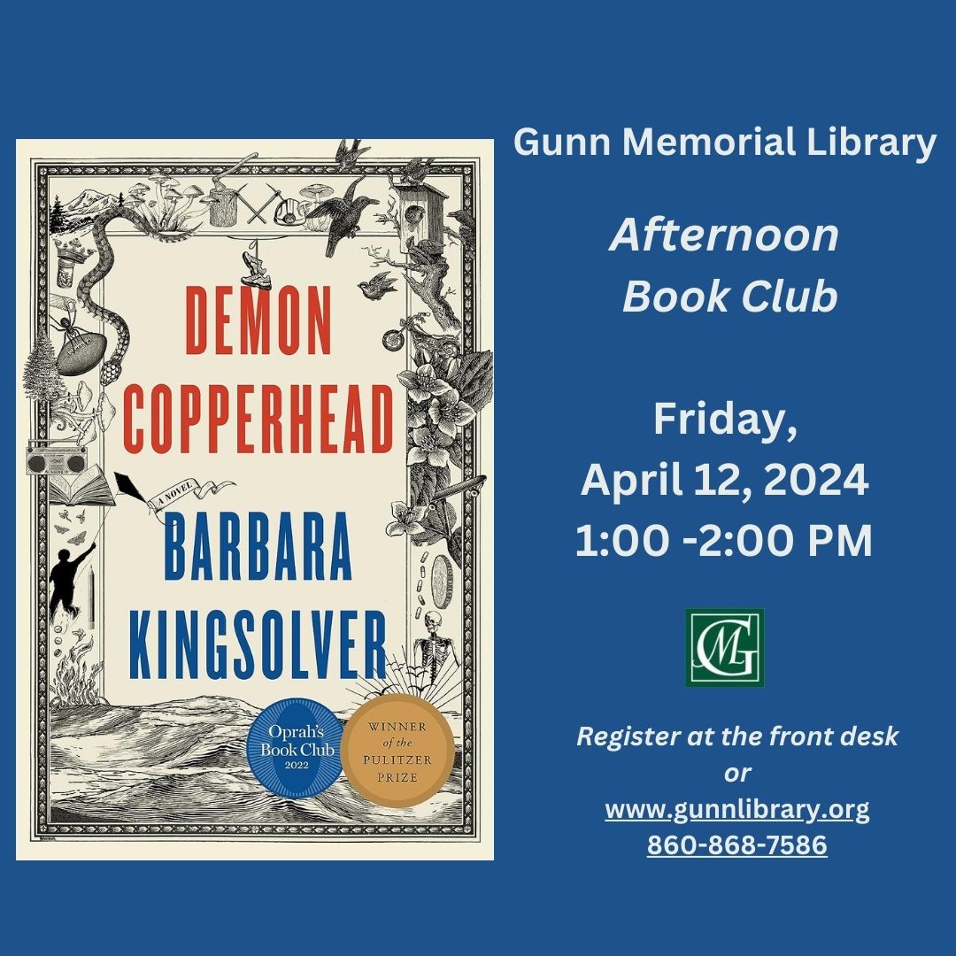 Library Book Club - "Demon Copperhead" by Barbara Kingsolver - Explore ...