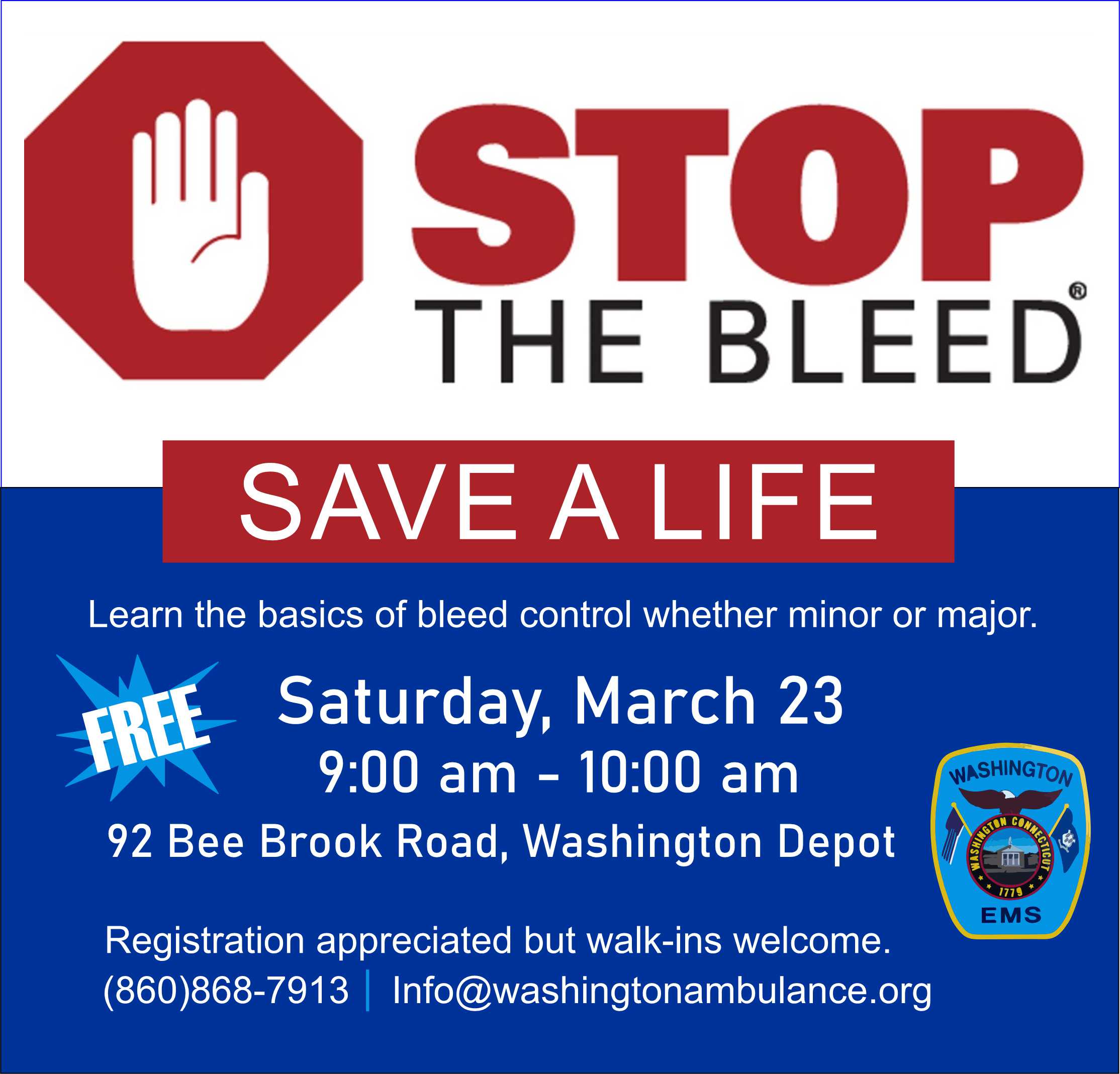 Learn the Basics of Bleed Control - Explore Washington CT