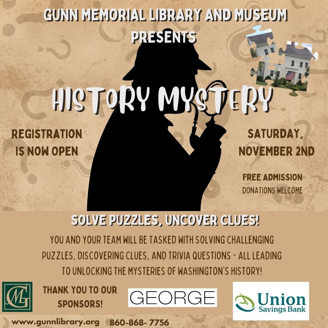 Washington History Mystery - Explore Washington CT